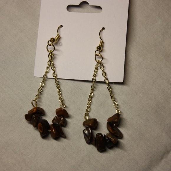 Jewelry | Rock Chain Earrings | Poshmark